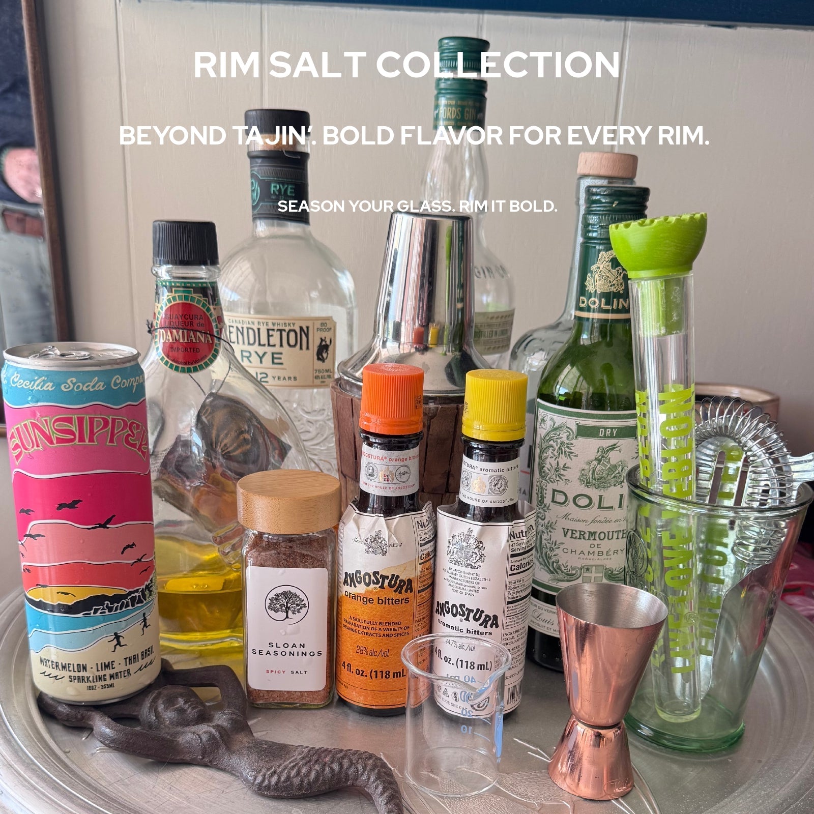 RIM SALT COLLECTION Season Your Glass. Rim It Bold. – Sloan Seasonings